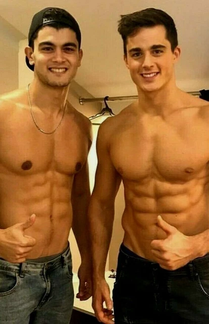 Shirtless Male Hot Beefcake Cute Muscular Frat Jock Hunks Men Photo 4x6