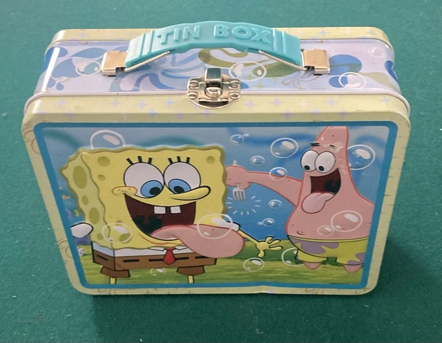 SPONGEBOB SQUAREPANTS TIN Lunch Box with Patrick Star Still in Great ...