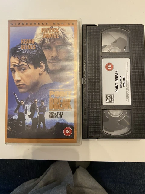 POINT BREAK VHS Video Widescreen Patrick Swayze Keanu Reeves £10.03 ...