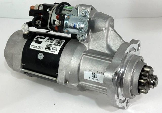CUMMINS 5367753 STARTER Motor Genuine OEM Delco Remy 8201160 24V *SEE ...
