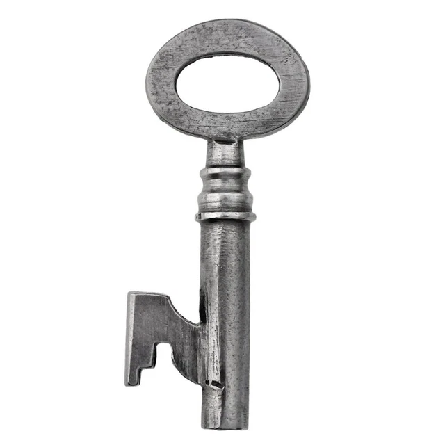 ANTIQUE KEY - CHEST/PADLOCK with Solid Shaft and Flat Bow 2½" - ref ...