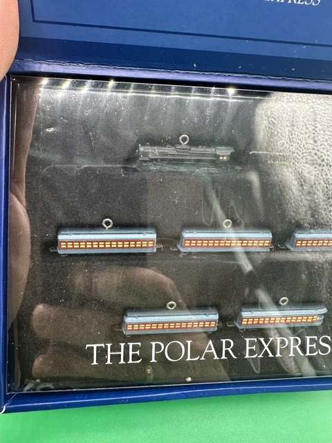 THE POLAR EXPRESS Hallmark Keepsake Mini Train Set Die Cast Metal 2005 ...