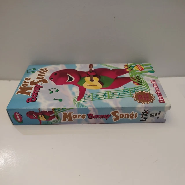 BARNEY & FRIENDS More Songs VHS Video Tape RARE Sing Along Songs 55 Min ...