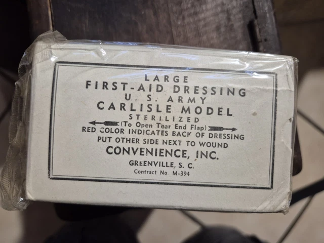 US WW2 - Pansement FIRST AID DRESSING (Authentique) americain 2ww, usa ...
