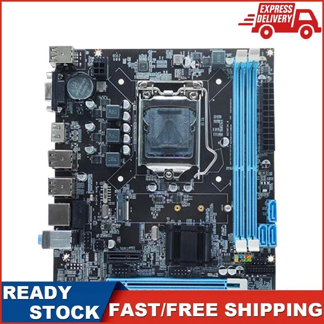 H61 MOTHERBOARD LGA1155 Socket I3/I5/I7 CPU Desktops MainBoard Support ...
