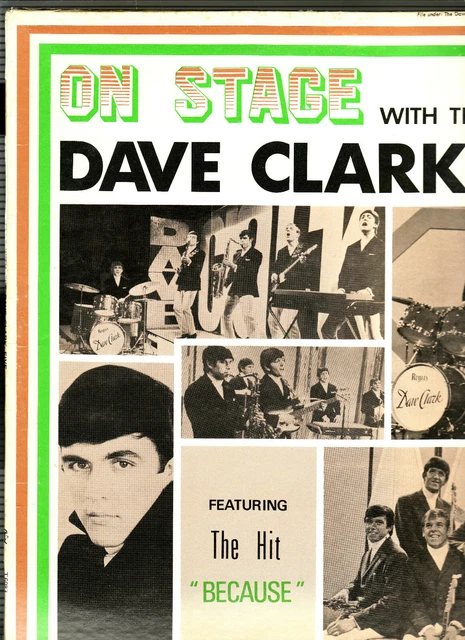 1964 ON STAGE With The Dave Clark Five CAPITOL 6000 Canada Garage LP NM ...