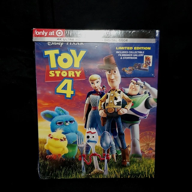 TOY STORY 4 (4K UHD+Blu-ray+Digital, 2019; Target Limited Edition ...