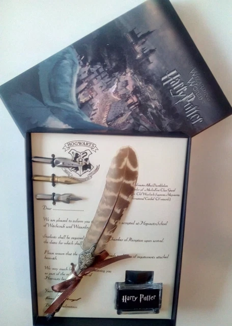 Harry Potter Coffret Lettre Dadmission Poudlard Avec Stylo Plume Neuf
