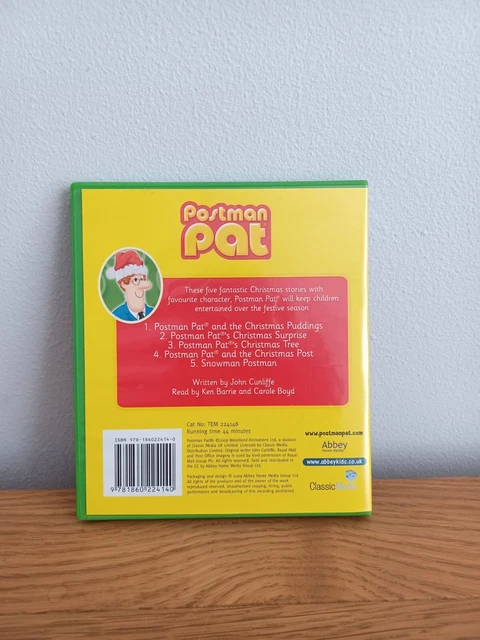 POSTMAN PAT MERRY Christmas CD with 5 Christmas Stories VGC £14.00 ...