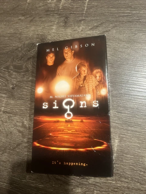 SIGNS VHS 2002 Mel Gibson Rory Culkin £9.65 - PicClick UK