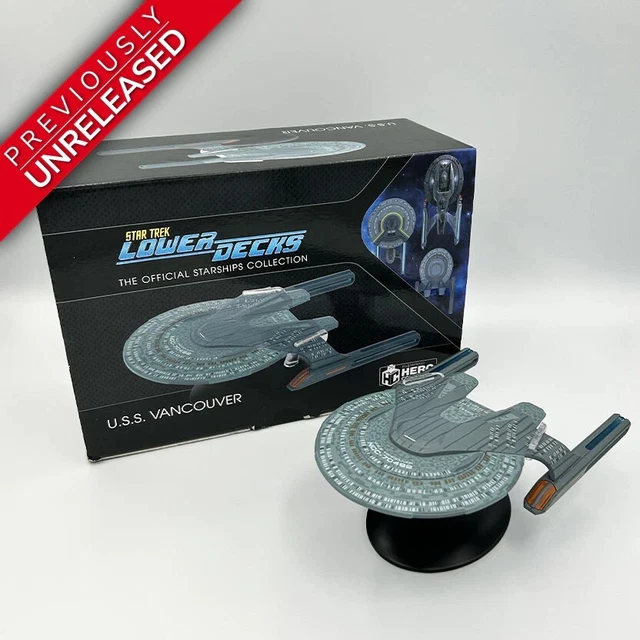 EAGLEMOSS STAR TREK Starships Collection LOWER DECKS USS VANCOUVER NCC ...