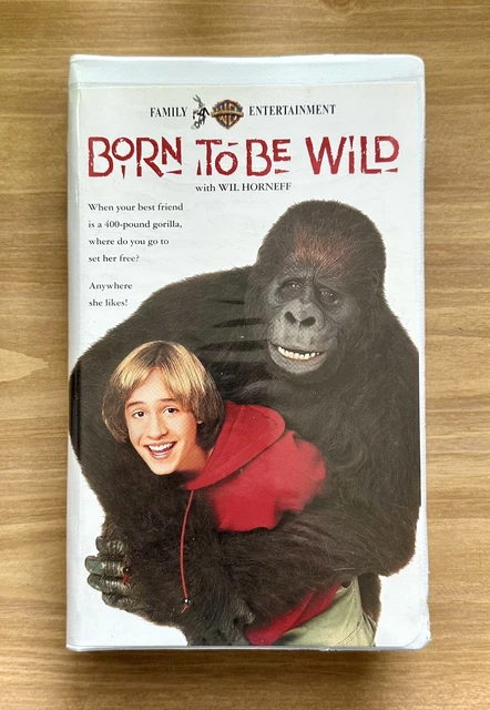 VHS ~ BORN To Be Wild ~ Color ~ FS ~ PG ~ 99 Mins. ~ 1995 ~ !L🦍🦍K! £9. ...