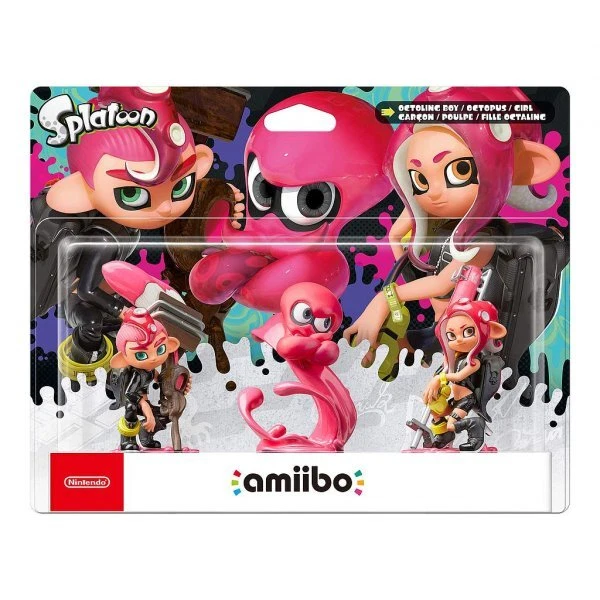 AMIIBO SPLATOON 2 Octoling Triple Pack (Octoling Boy + Octopus + Girl ...