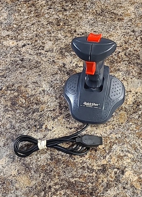 QUICKSHOT JOYSTICK QS-130F - Atari Commodore Sega MSX Amstrad $19.99 ...