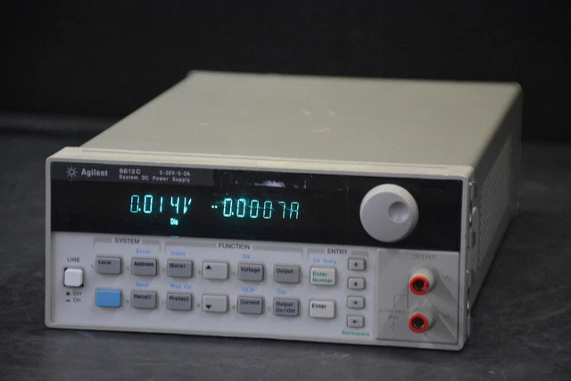 HP AGILENT KEYSIGHT 6612C System DC Power Supply (0-20V/0-2A) $72.00 ...