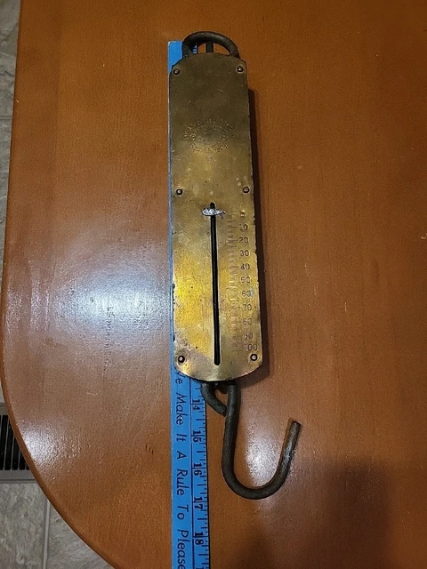 VINTAGE PENN SPRING Scale 100lbs $10.00 - PicClick