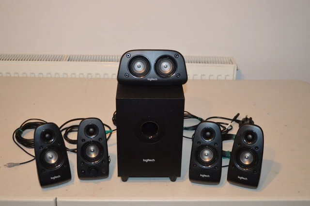 LOGITECH Z506 MULTIMEDIA 5.1 Speaker System, Immersive Surround Sound, £68.00 - PicClick UK