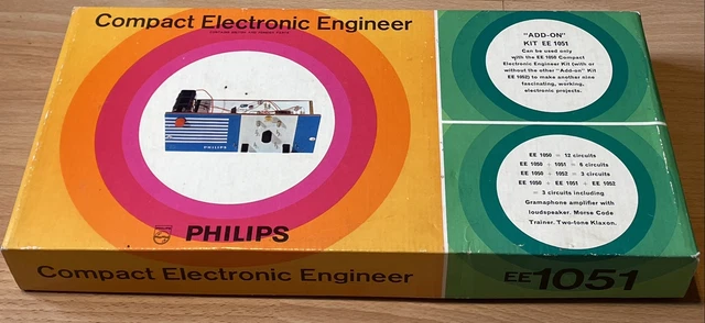ELECTRONIC ENGINEER PHILIPS Vintage Add SEALED CONTENTS RARE 1051 Kit ...