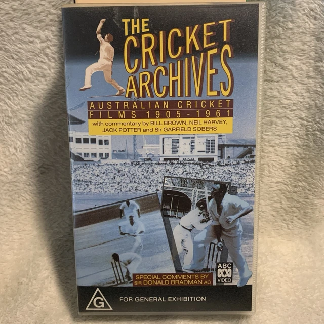 VINTAGE AUSTRALIA CRICKET VHS Tapes 1905 - 1961 Bradman & Worlds ...