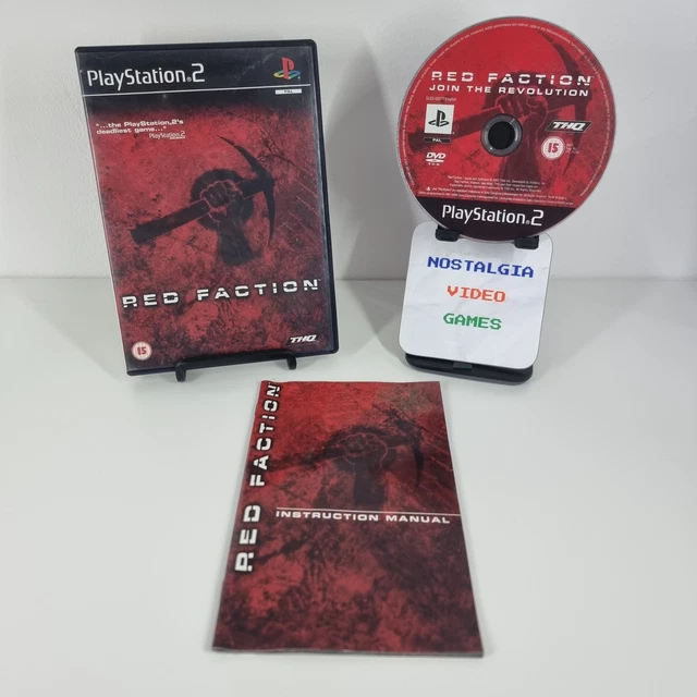 RED FACTION PLAYSTATION 2 PS2 Game Complete with Manual. Tested. £4.00 ...