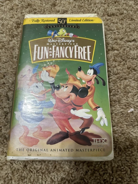 FUN AND FANCY Free Walt Disney Masterpiece Collection VHS - New/Sealed £2.84 - PicClick UK