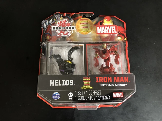 BAKUGAN HELIOS VS iron man estremis armor marvel Rare EUR 149,90 ...