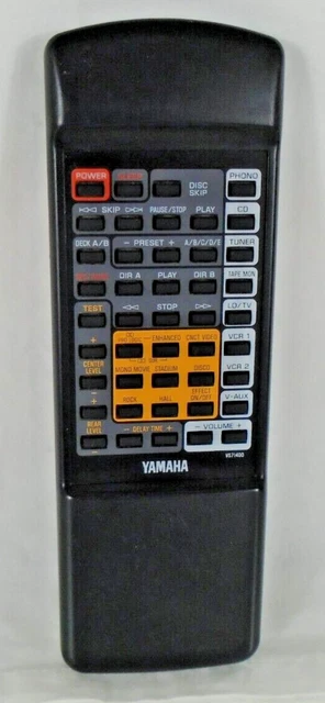YAMAHA VS71400 GENUINE Yamaha Remote Control For Dsp A590 Amplifier ...
