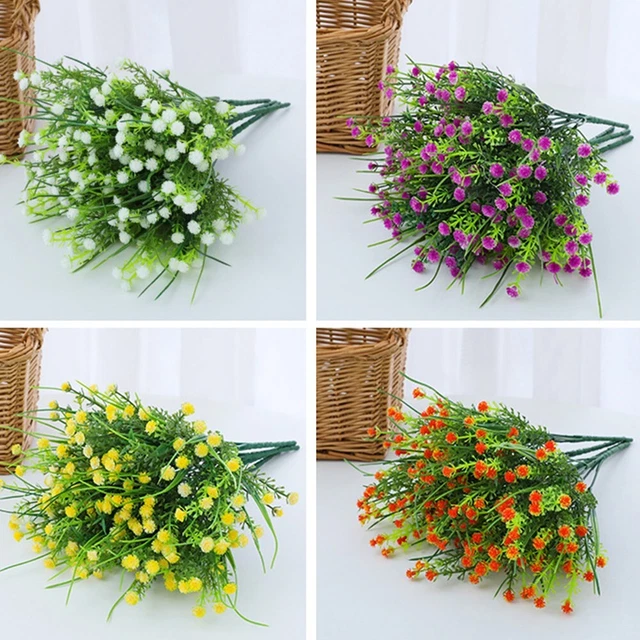 ARTIFICIEL FAUX FLEUR Ornement Beau plein de Couleurs Faux ...