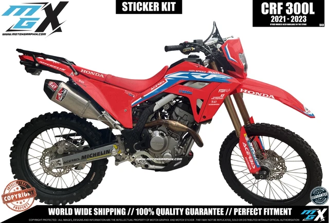 DECAL KIT FOR Honda CRF 300L - 2021 2022 2023 Graphics Stickers Decals ...