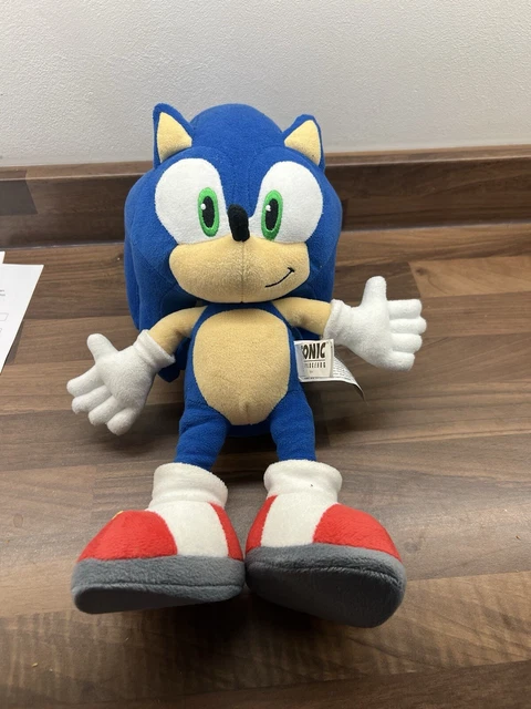 RARE SONIC THE Hedgehog 14 Inch Sonic Plush Soft Toy 2013 Sega Prize ...
