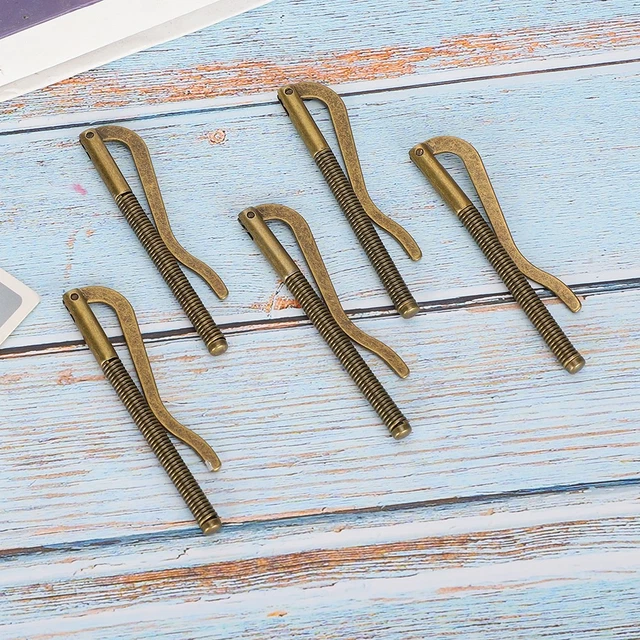 5PCS MONEY CASH Clip Spring Anti Rust Electroplated Steel 75mm For ...