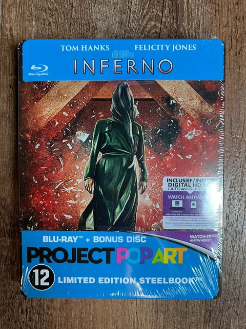 INFERNO W. PROJECT Pop Art Steelbook (Blu-ray, 2016, Import, Region ...