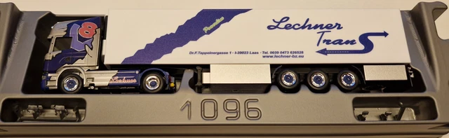 HERPA 941266: SCANIA R TL Kühlkoffer-Sattelzug "Lechner Trans / Pink ...