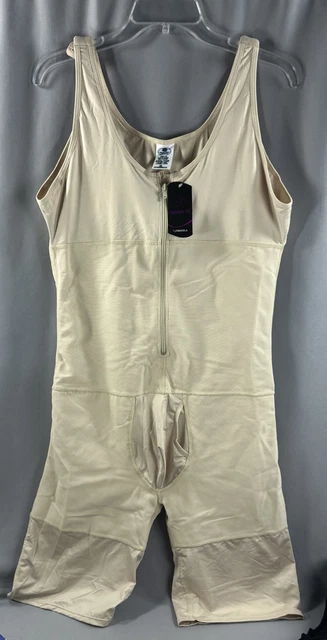 MEN’S GIRDLE HIGH Compression Garment Post Surgical Bodysuit- BEIGE 4 ...