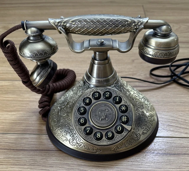 VINTAGE STYLE Brass Rotary Style Push Button Paramount Collection ...