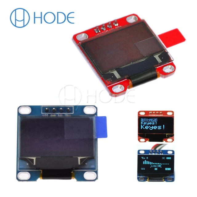 Blue 096 I2c Serial 128x64 Oled Lcd Display Ssd1306 Arduino Stm32 51 Uk £286 Picclick Uk 5868