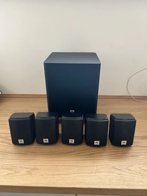 JBL CINEMA 510 Surround Wired Active Subwoofer Home TV Gaming, HiFi ...