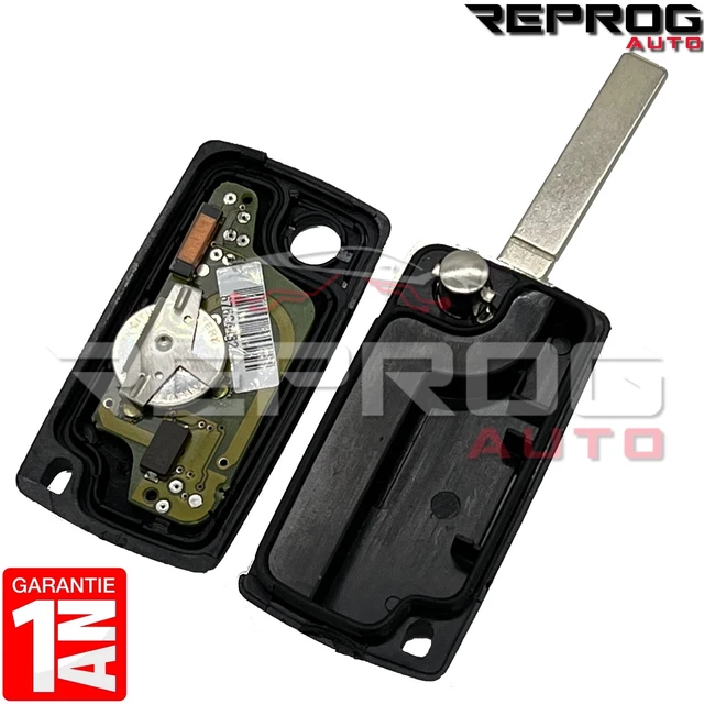 CLÉ VIERGE CITROEN C2 C3 2 Boutons 649086 6554Nr Emetteur Telecommande ...