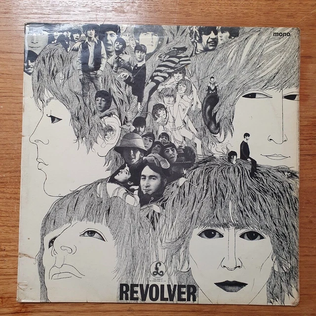 THE BEATLES REVOLVER 1966 mono vinyl LP, 1st -2 -2, pro cleaned, VG/VG ...