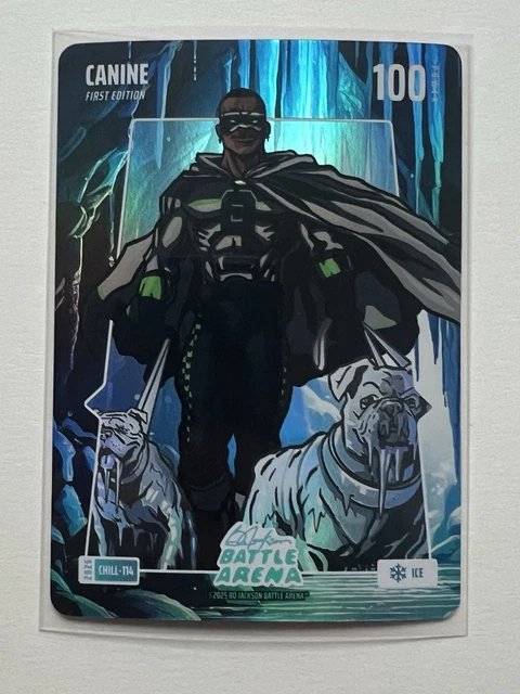 2026 BO JACKSON Battle Arena Canine Kenneth Walker #Chill-114 Ice Foil ...