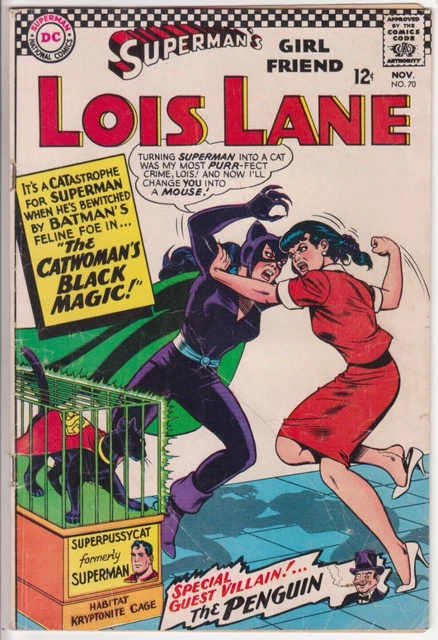 SUPERMAN'S GIRLFRIEND LOIS Lane #70, DC Comics 1966 très bon état 4,0 ...