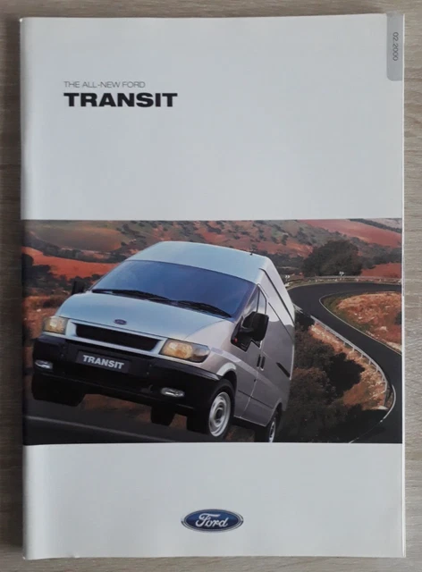 FORD TRANSIT RANGE Brochure 2000 - Van Chassis £9.99 - PicClick UK