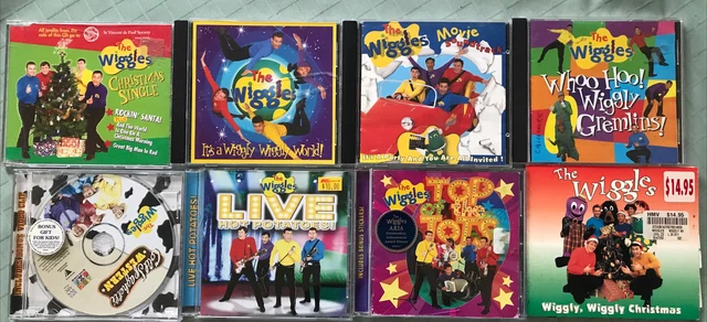 THE WIGGLES CDS Bulk Lot Bundle x8 Original Cast Merchandise Vintage ...