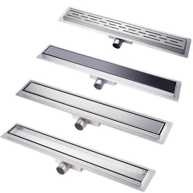 SHOWER GUTTER STAINLESS steel floor drain shower drain flat slim - tile ...