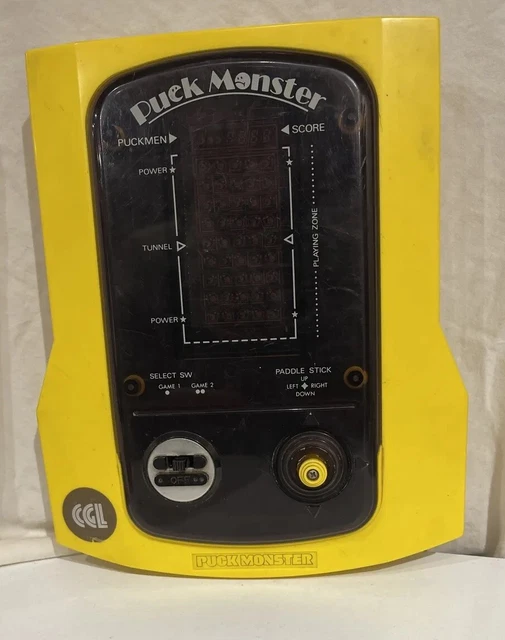 CGL PUCK MONSTER - Fully Working Like Pacman 1982 Vintage Electronic ...
