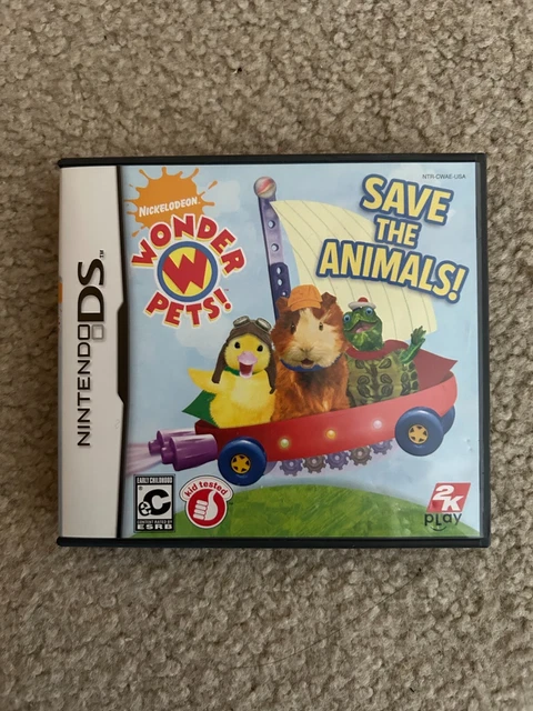 NINTENDO DS WONDER Pets! Save the Animals Video Game with Case ...