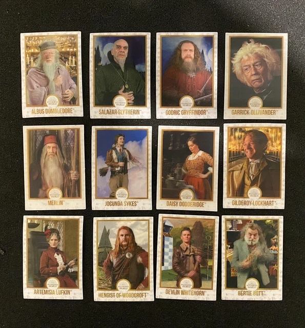 HARRY POTTER CHOCOLATE Frog Cards Wizarding World Wizard Cards Lot of ...