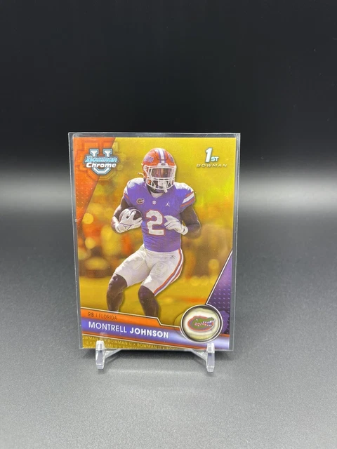 MONTRELL JOHNSON/50 ORO 1° Bowman cromato U 2023 Florida Gators EUR 22 ...