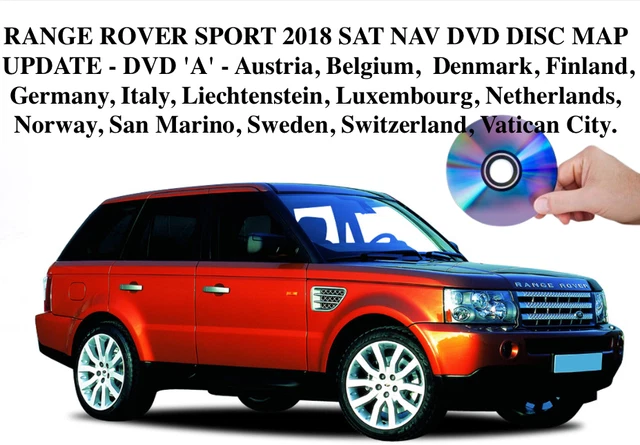 RANGE ROVER SPORT 2018 Sat Nav Dvd Disc Karte Update - Dvd 'A ...