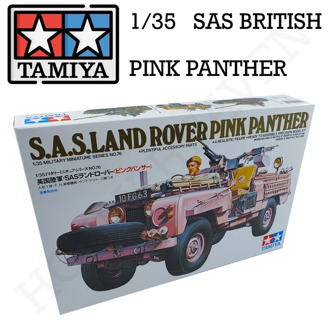 TAMIYA 35076 BRITISH SAS Land Rover Pink Panther 1/35 Model Kit 33% OFF ...